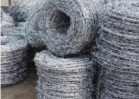 China Double Twist 2.0mm Electro Galvanized Steel Barbed Wire - 7.5-15cm Barb Spacing for Security Fencing for sale