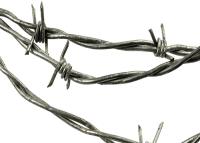 China Hot Dip Galvanized 12 Gauge Stainless Steel Barbed Wire - 2.77mm Diameter, 150-400m Coils for sale