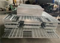 China 32 X 5mm Stainless Steel Grating Hot Dip Galvanized Trench Drain Cover for sale