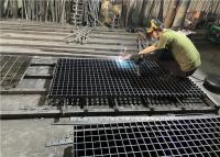 China Steel Walkway Grating 20-100mm Bearing Bars with 7350mm Length for Roof Drainage Systems for sale