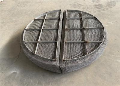 China SS 304 Grade Wire Mesh Demister Pad for Chemical Towers with 0.1-0.4mm Wire Diameter and 99.9% Efficiency for sale