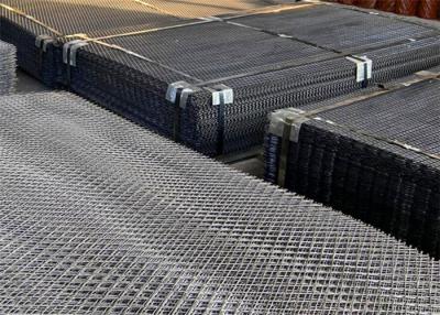 China Heavy Duty Black Expanded Metal Mesh 8.0mm Thickness for Security Fencing and Industrial Applications for sale