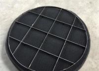 China Round 200mm Length Mist Eliminator Wire Mesh Demister Pad with 0.23mm Wire Diameter and 150kg/m³ Density for sale