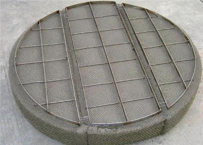 China 0.08mm Dia Titanium Knitted Wire Mesh Demister Pad for sale