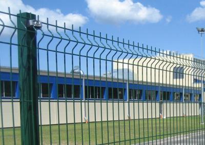 China Pvc Coated Green Clolor 3d Bending Curved Triangle Fence 3.5mm for sale