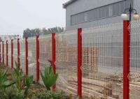 China 55x200mm 3d Curved Welded 4.0mm Triangle Fence Panel for sale