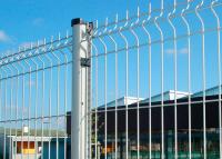 China 3d Curved Welded Wire Mesh Triangle Fence Panel For Airport for sale