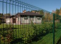China Outdoor Galvanized Pvc Coated Bending Fence Panels 3.5mm for sale