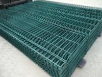 China Pvc Coated Green Clolor 3d Bending Curved Triangle Fence 3.5mm for sale