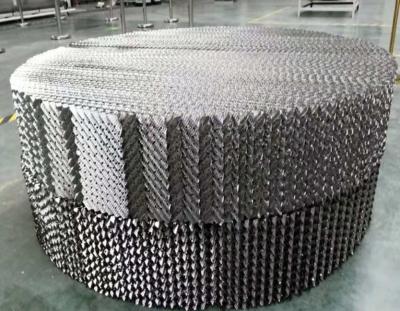 China SS316 500Y Structured Packing for Scrubbing Columns - 500 m²/m³ Surface Area, 90% Void Ratio for sale