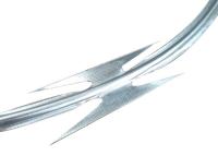 China Hot Dipped Galvanized Bto-28 Razor Barbed Wire Cross Style Concertina Fence Mesh for sale