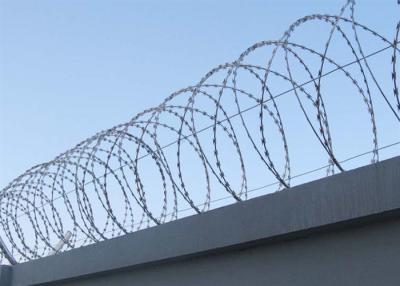 China Hot Dip Galvanized Cbt 65 Razor Wire PVC Coated 900mm For Boundary Fencing for sale
