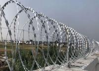 China Clips Hot Dip Galvanized Razor Barbed Wire For Anti Piracy Security Fence for sale