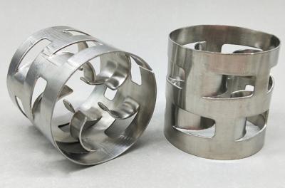 China SS304 Metal Tower Packing Pall Ring 25mm 38mm For Adsorption / Scrubbing for sale