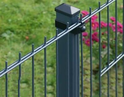 China 5/4/5mm Double Loop Wire Fencing Mesh - Hot Dipped Galvanized 1.0-2.5m Width Panels for sale