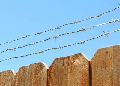 China ISO9001 Electro Galvanized 14 Gauge High Tensile Barbed Wire Coil For for sale