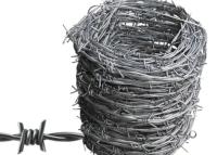 China Low Carbon Steel Q235 Galvanized Barbed Wire Farm 50kg Per Roll Security for sale