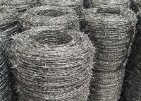 China Agricultural Galvanised Barbed Wire Double Twist Q235 16 Gauge for sale