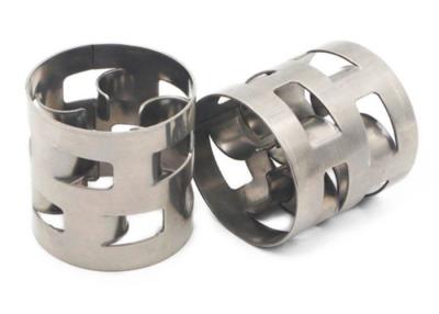 China 90mm Metal  Random Packing Metal Pall Rings For Gas Liquid Distillation for sale