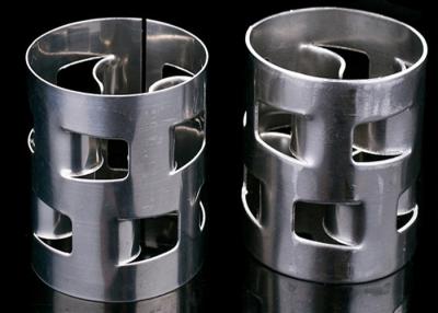 China SS304 Metal Tower Packing Metal Pall Ring For Vacuum Distillation 50*50*0.5mm for sale