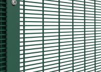 China Powder Coated Green Color 358 Security Fencing For Residential Area for sale