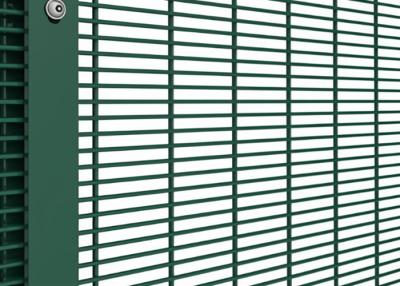 China Powder Coated Green Color 358 Security Fencing For Residential Area for sale