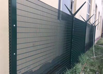 China 358 Security Fence 3x0.5 Inch Mesh 4mm Wire PVC Coated Anti-Climb for sale