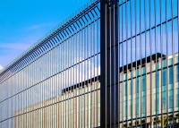 China Clear Vu 358 Welded Mesh Security Fencing Green Coated / Galvanized 1.2*2.5m for sale