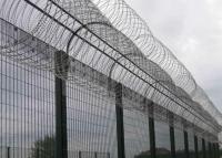 China Clear View 358 Security Fencing 4.0mm Powder Coated Black Color for sale