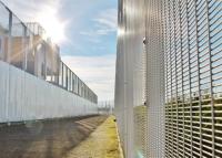 China 60x60mm 358 Mesh Fence Hot Dip Galvanized / Power Coated Wire For Airport Security for sale