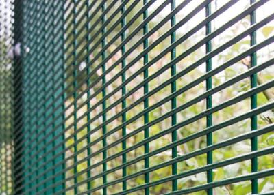 China 4.0mm Prison Mesh Fence Pvc Coated / Hot Dip Galvanized Anti Climb for sale