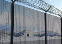 China Oem 358 Security Fencing Powder Coated Green Color For Railway Station for sale