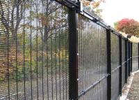 China 358 Security Fencing 4mm Wire Anti-Climb Mesh Panel 2.4m Height for Airport Perimeter Protection for sale