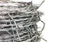 China Electro Galvanized Steel Barbed Wire ety 16 X 14 Gauge 25kg / Roll For for sale