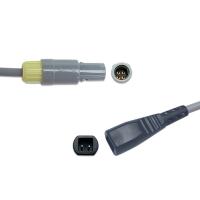 China Compatible Fisher Paykel Flow Sensor 6 Pin 80 Degree Humidifier Single Heater Wire Adaptor Cable T9007 for sale