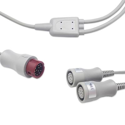 China Compatible Mindray DS USA Double-end IBP Extension Cables B3013-12 for sale