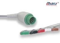 China 12Pin Snap 5leads Biolight M7000 Patient Monitor Medical Cables for sale