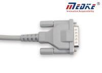 China Gold Plated Non Detachable 2.2M Schiller Cs200 Ecg Lead Wires for sale