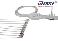 China Gold Plated Non Detachable 2.2M Schiller Cs200 Ecg Lead Wires for sale