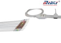 China TPU Jacket Nihon Kohden CE 10 Lead BD-615E 12 Lead Ecg Cables for sale