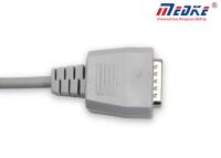 China TPU Jacket Nihon Kohden CE 10 Lead BD-615E 12 Lead Ecg Cables for sale
