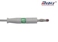 China Banana 10 Lead 4.0mm Nihon Kohden Patient Cable For Ecg Machine for sale