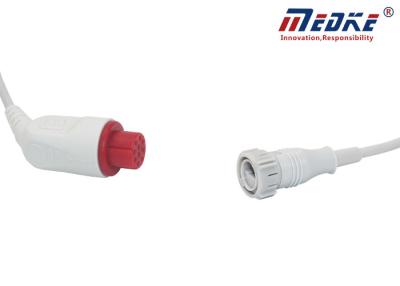 China 10pin Grey Argon Transducer GE Datex Blood Pressure Cable for sale
