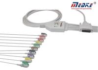 China Mindray/Edan EKG Cable With 10/12 Leadwires Fixed Pinch IEC for sale