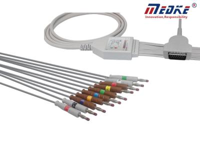 China Snap AHA GE Marquette 2029893-001 EKG Machine Cable for sale