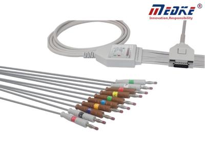 China Fukuda Me KP-500 10 Lead Undetachable Ecg Cables And Leadwires for sale