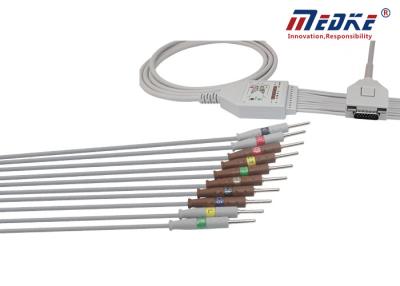 China One Piece Fukuda Me KP-500 ISO13485 10 Lead Ecg Cable for sale