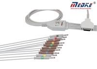 China Fukuda Denshi  Banana 4.0 Undetachable EKG Machine Cable for sale