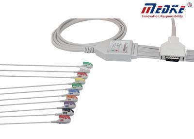 China AHA Coding FDA Shielded 10 Leads FX102F Ecg Patient Cable for sale