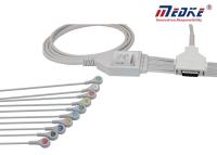 China Fukuda Denshi Fixed Snap 15Pin FX101 AHA EKG Machine Cable for sale